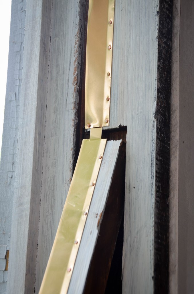 Step 5 – How to install spring bronze weather stripping – Under New ...